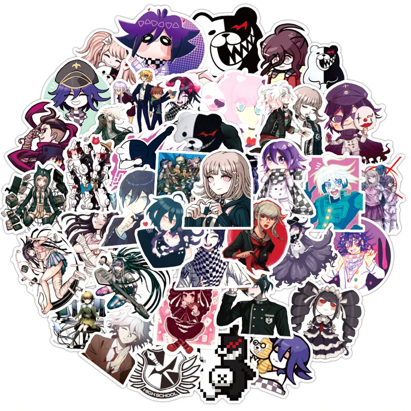 10/30/50pcs/pack Danganronpa Trigger Happy Havoc Japanese Anime ...