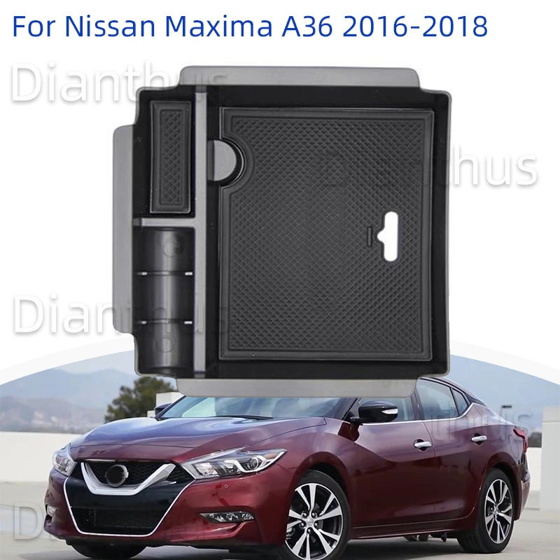 For-Nissan-Maxima-A36-2016-2018-2017-Car-Center-Console-Armrest-Storage ...