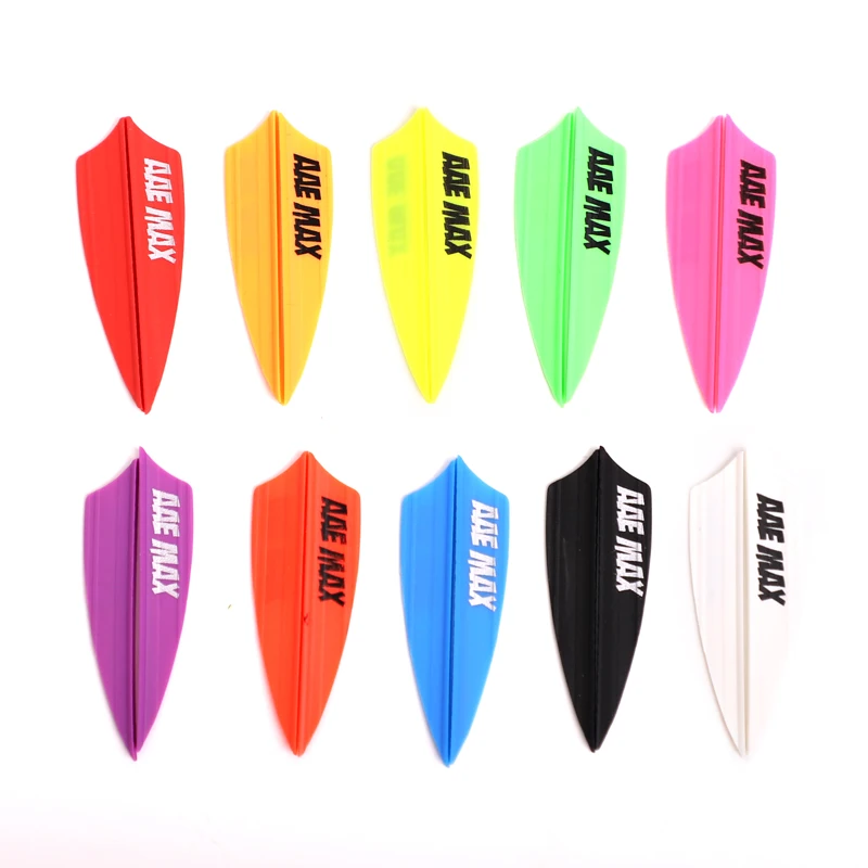 30pcs-AAE-MAX-Arrow-Feather-Plastic-Vanes-Plumage-4-8cm-Archery-DIY ...