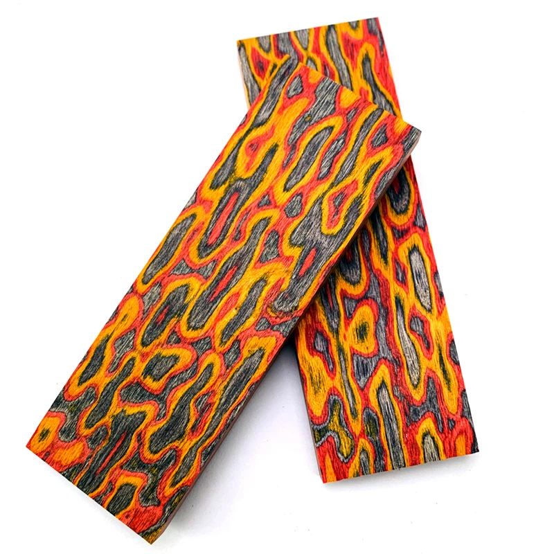 2pieces 3d Color Wood For Diy Knife Handle Making Material Diy Handle ...
