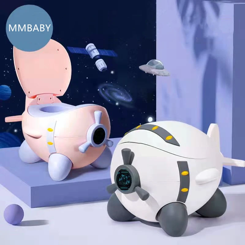 Aircraft Children Pot Soft Baby Potty Plastic Road Pot Infant Potty ...