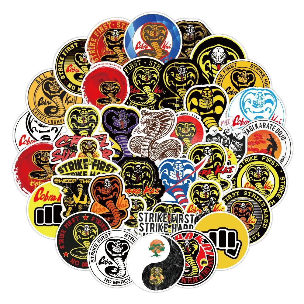 10-30-50-100PCS-TV-Show-Cobra-Kai-Graffiti-Stickers-Decals-Skateboard ...