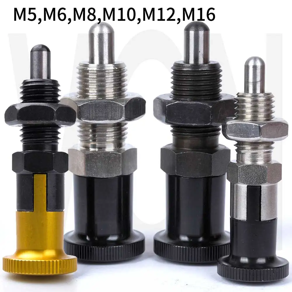 PXYKN-SXYKN-PXKN-Index-Bolts-Indexing-Plunger-Fine-Thread-Aluminum-Knob ...