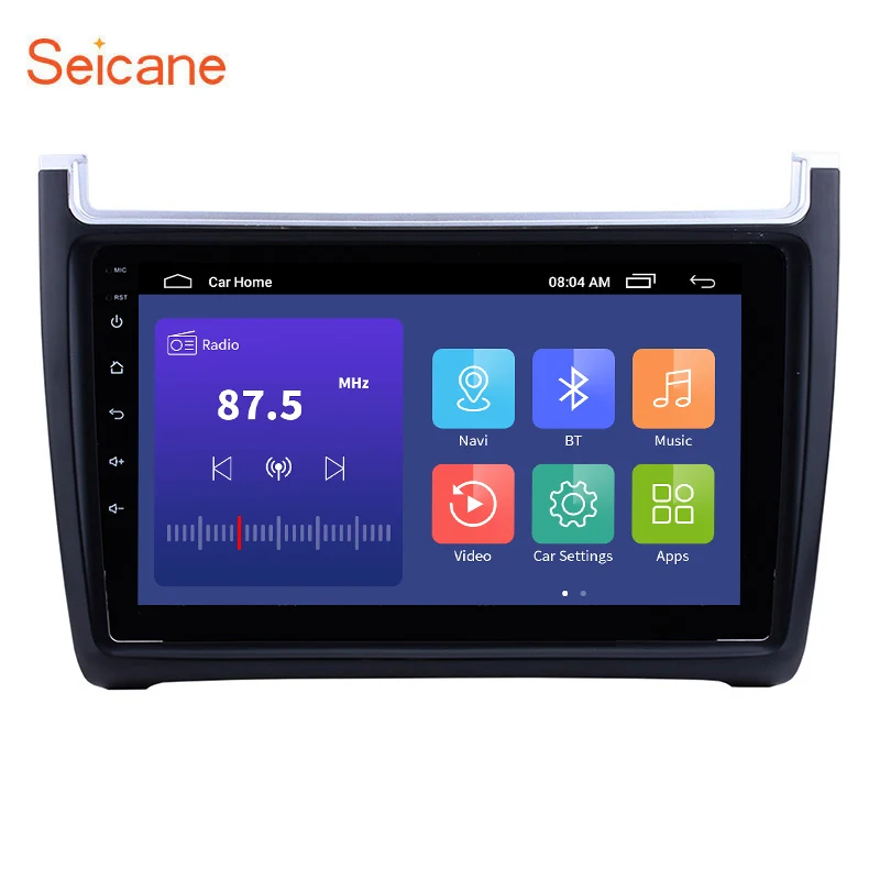 Seicane 9 Inch 2 Din Android 10.0 Gps Head Unit Car Radio For Vw ...