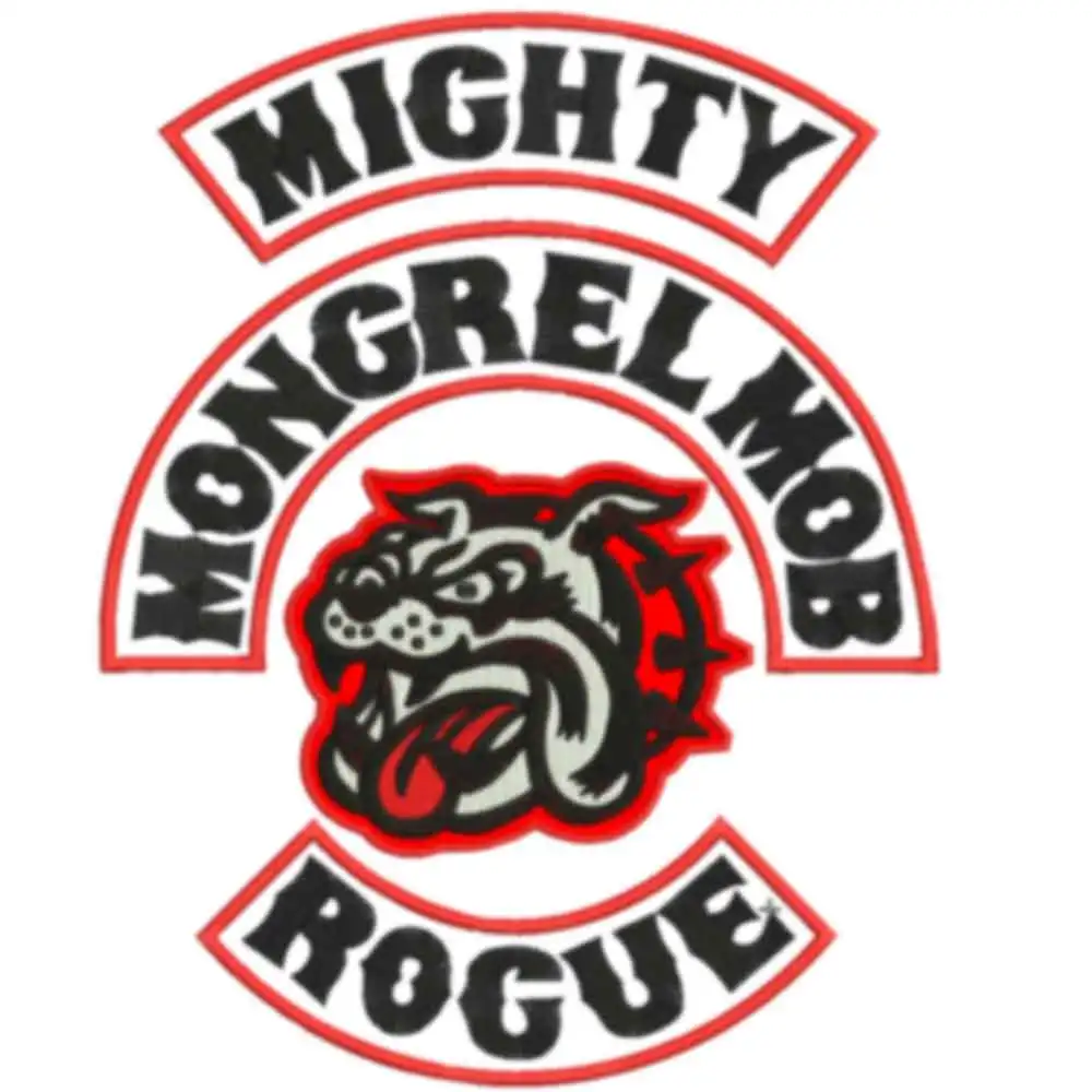 Grandes remendos bordados do motociclista do apoio da motocicleta rogue ...