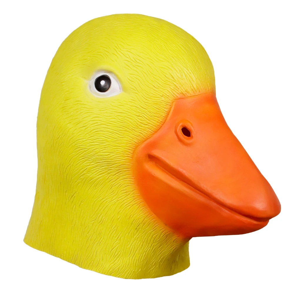 Halloween Yellow Duck Head Cosplay Animal Mask - AllCosplay.com