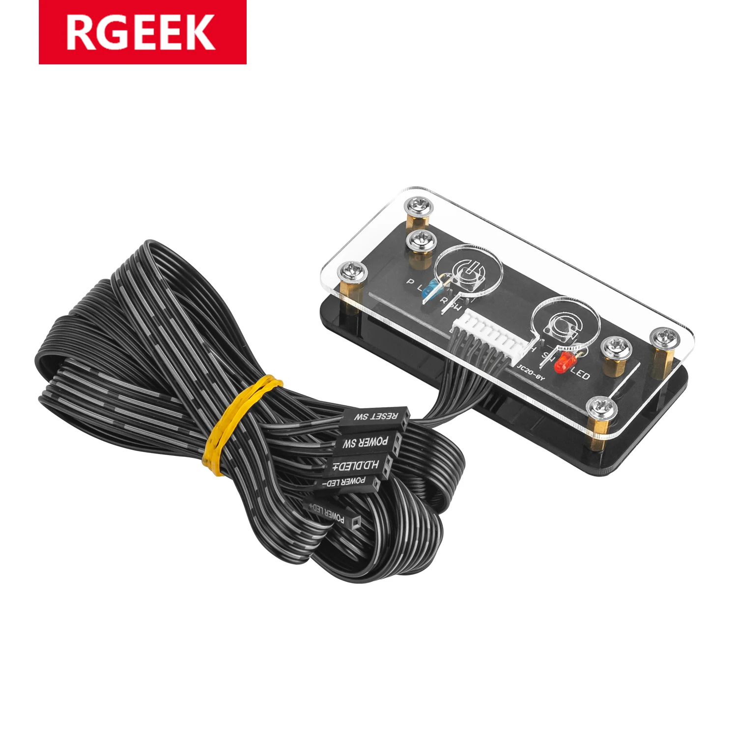 Desktop Computer Pc Power Switch Button Cable External Restart Computer ...