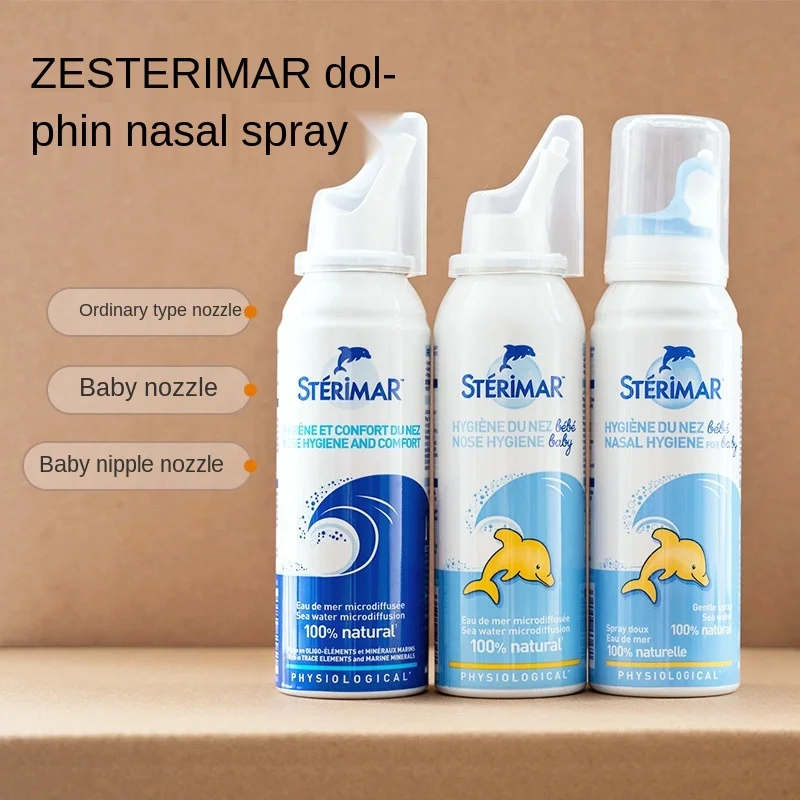 French Sterimar dolphin nasal spray physiological sea salt water babies ...