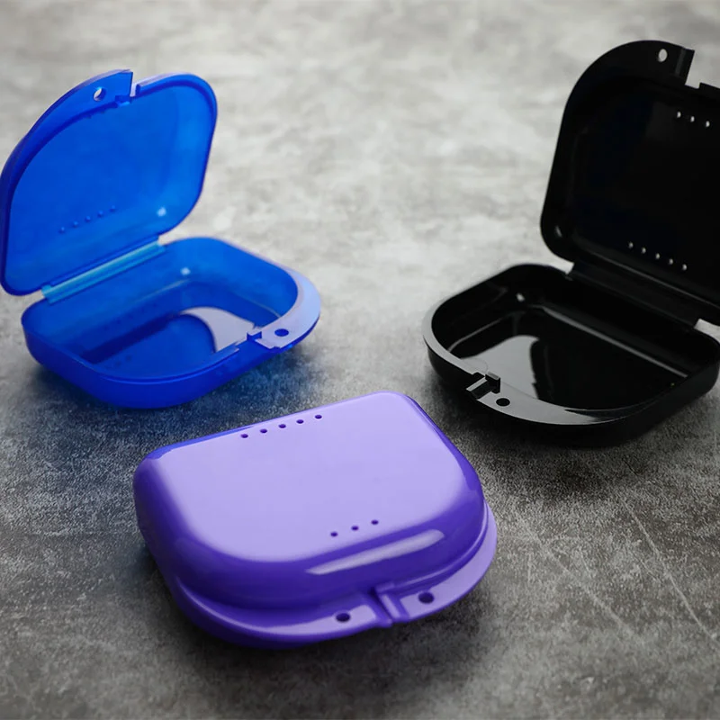 Tooth Retainer Box Brace Container Mouthguard Guard Denture Storage ...