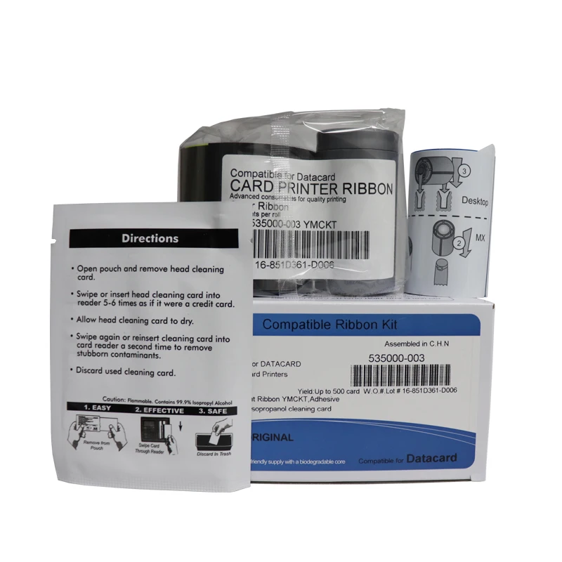 Datacard Print Ribbon Ymckt Kt | Compatible Card Printer Ribbon ...