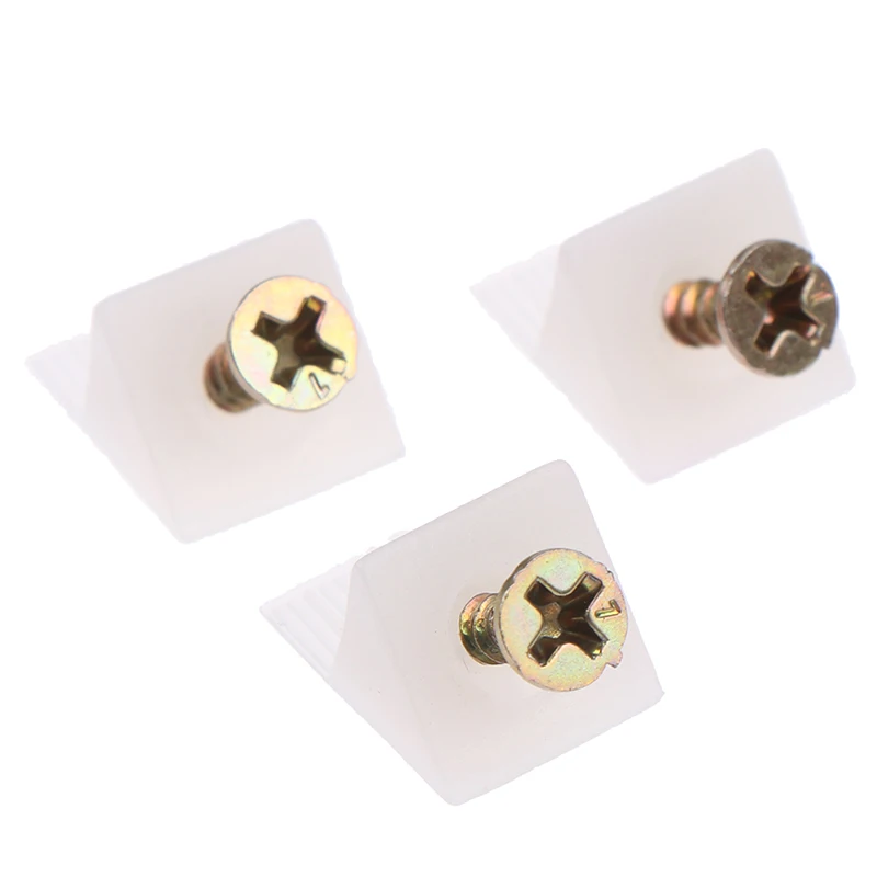 20Pcs/Lot 45 Degree Angle Plastic Corner Bracket Block For Furniture ...