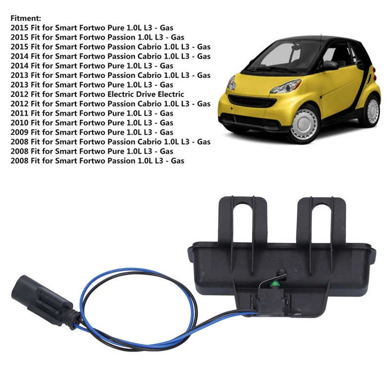 Tailgate Release Rear Hatch Handle A4517470187 Replace Fit for Smart Fortwo Passion/Pure Auto ...