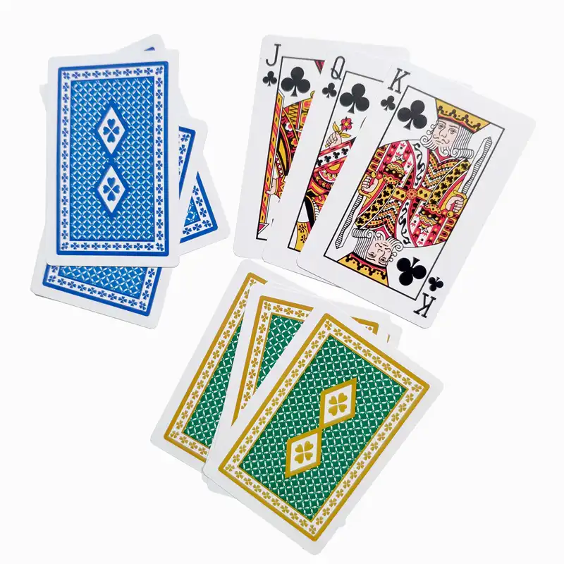 White PVC Plastic Playing Cards Waterproof Durable Poker Cards Game ...