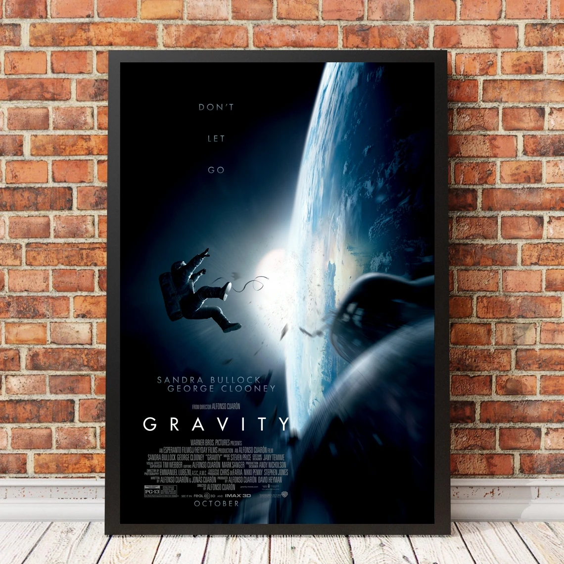 Gravity 3d Movie Poster