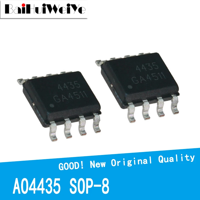 20PCS-LOT-AO4435-4435-FDS4435BZ-SI4435-FDS4435A-4435B-SOP8-P-channel ...