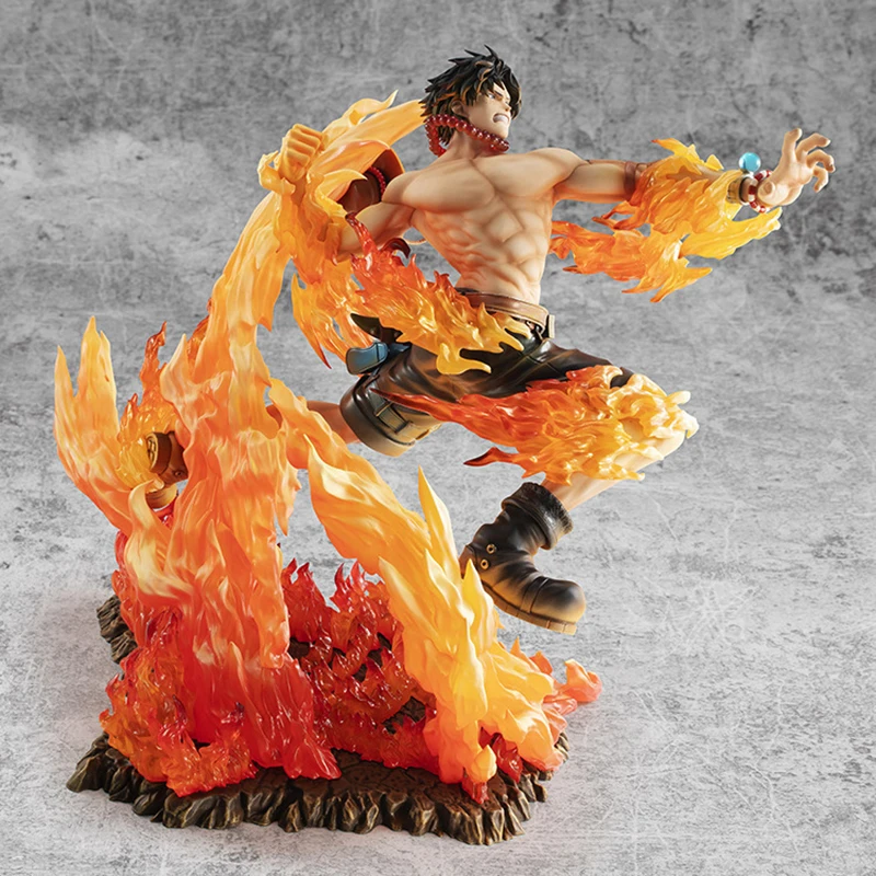 23cm One Piece Portgas D Ace Action Figure 15th Anniversary | One piece ...