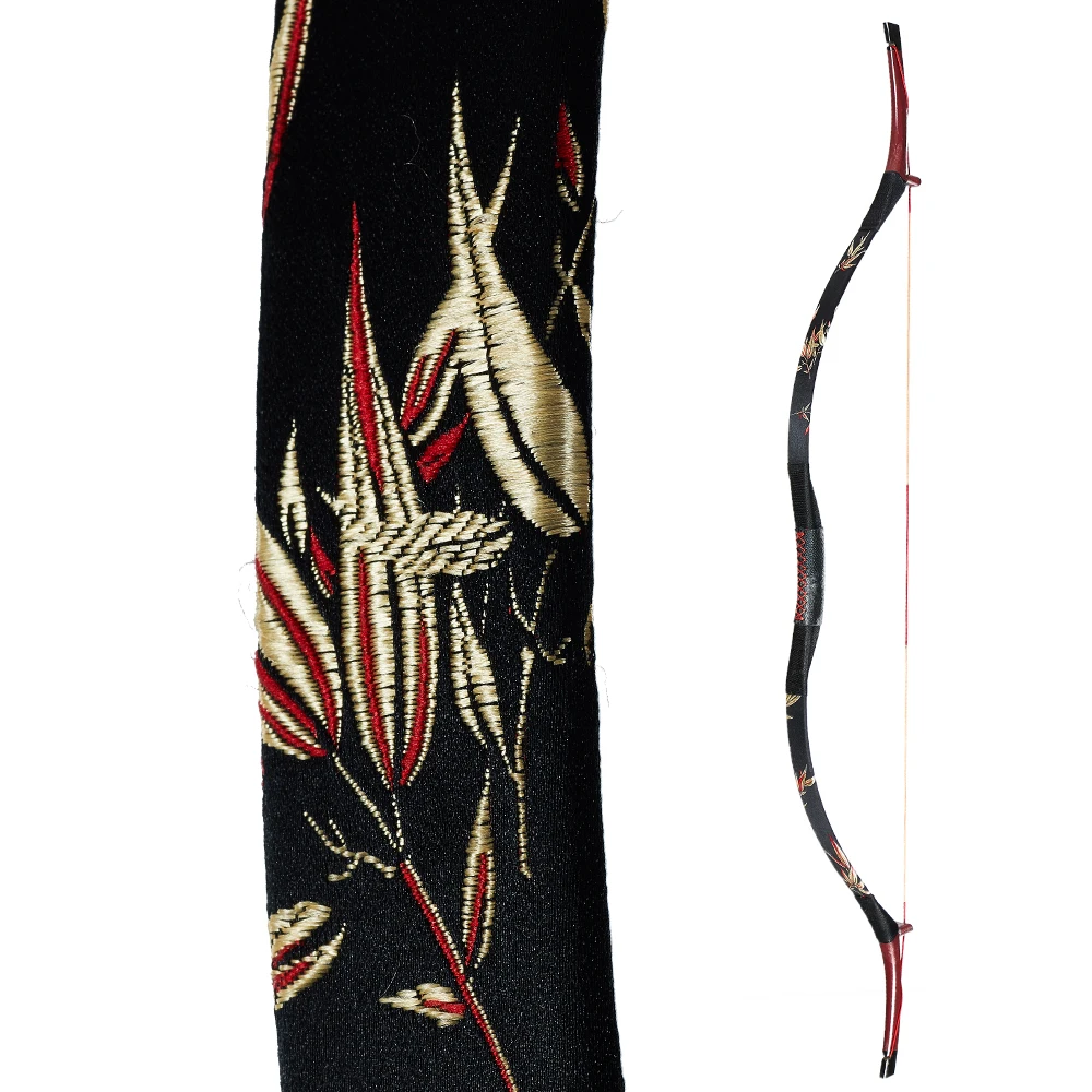Traditional-Hunting-Bow-Embroidery-Archery-Bow-Recurve-Bow-Shooting-Bow ...