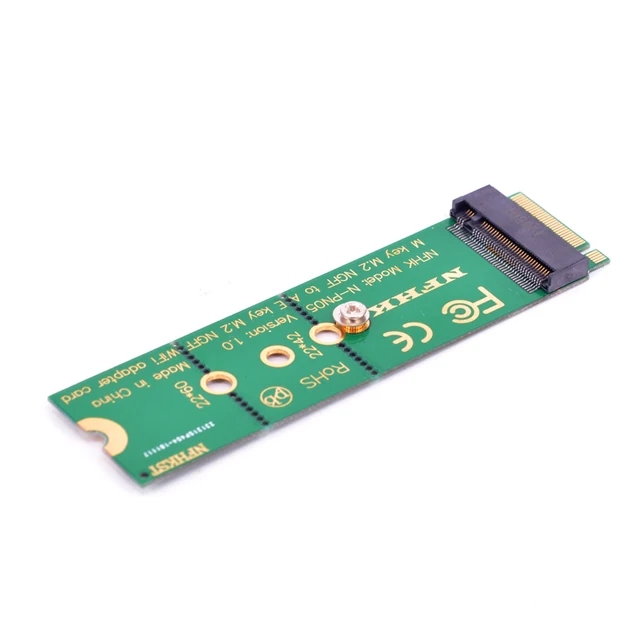M.2 M key to A + E Key NGFF slot WIFI Wi-fi Community Card M2 NGFF PCI ...
