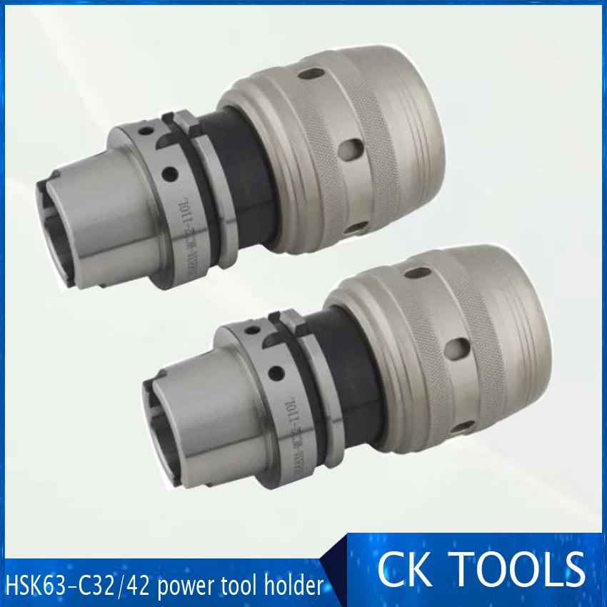 고정밀 HSK HSK63A C32 C42 120L 강력한 헤비 커팅 공구, 생크 HSK CNC 머시닝 센터 선반 공구 스핀들 ...
