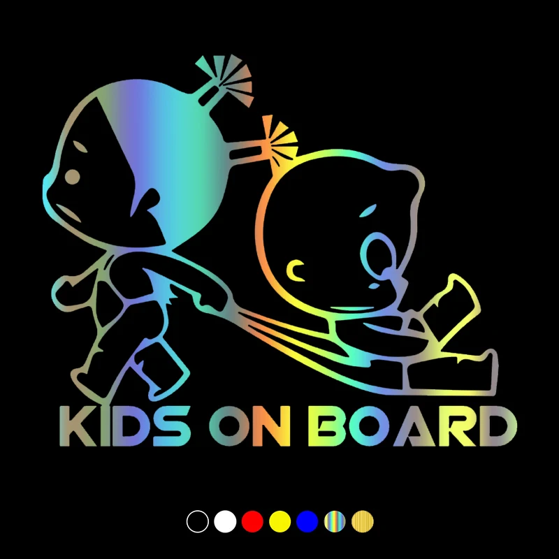 18x15 cm Kids on board car sticker vinyl decal waterproof stickers on ...