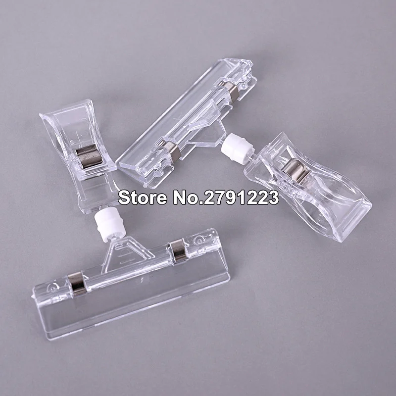 20pcs Good Quality Clear Plastic Sign Display Price Label Tag Promotion ...