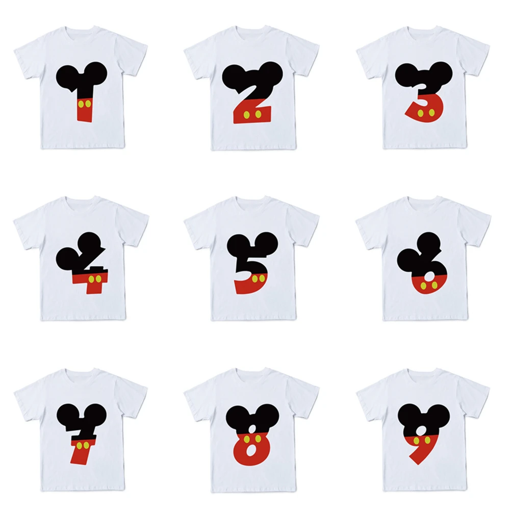 Mickey Mouse Printable Numbers