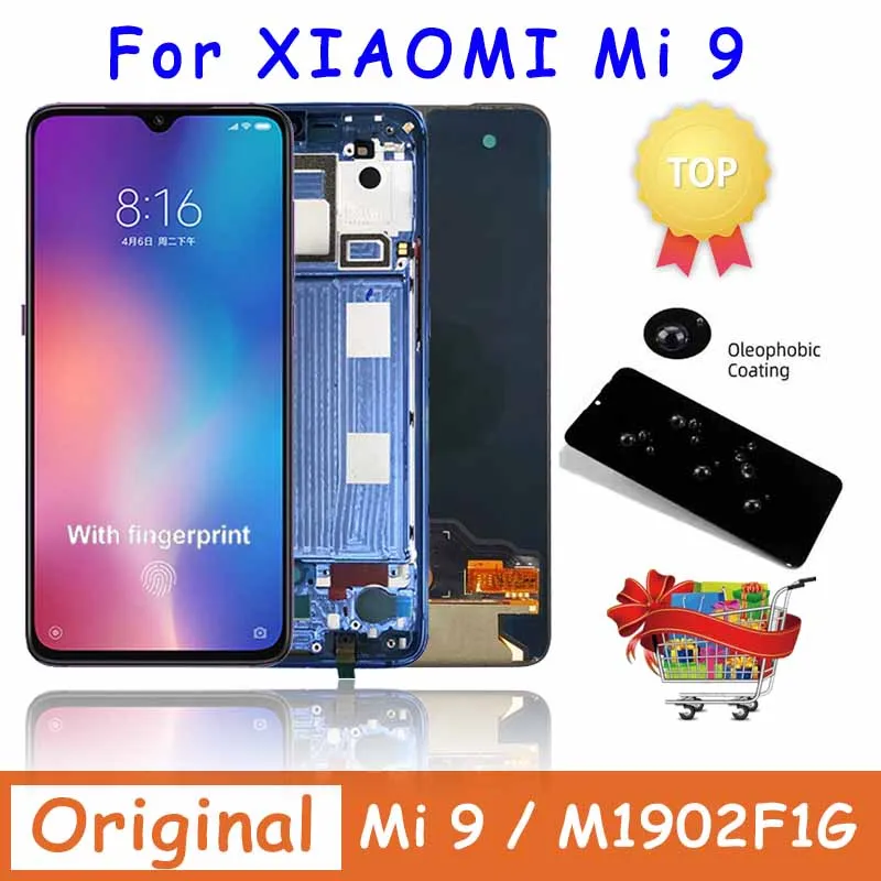 Super AMOLED 6.39" For xiaomi Mi 9 LCD Display Touch Screen Digitizer ...