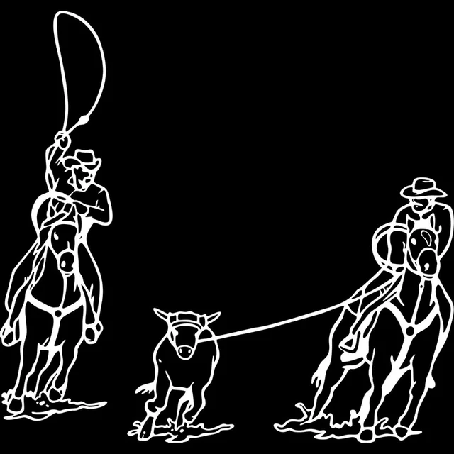 Team Roping Decals Jokers