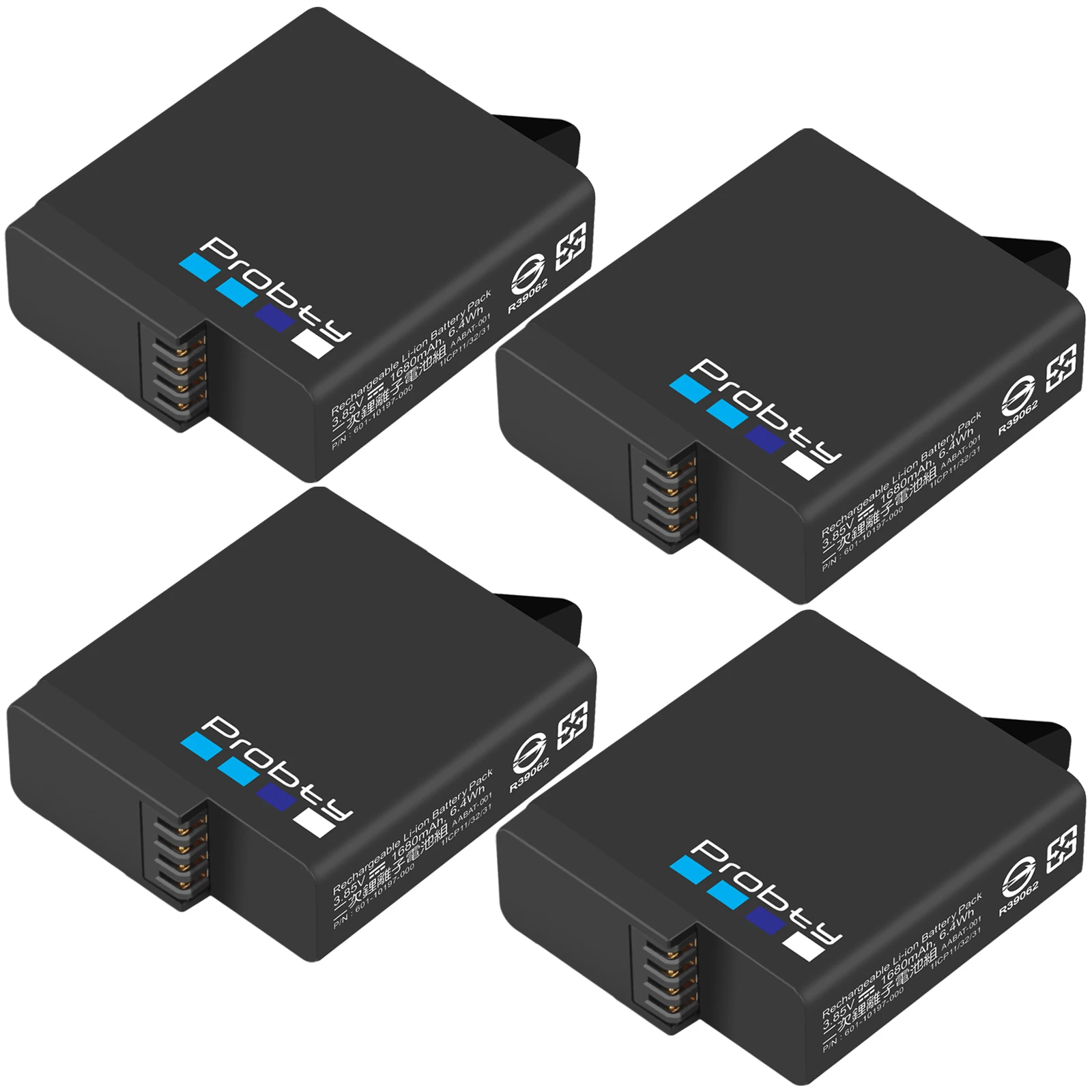 Original-probty-battery-for-GoPro-Hero-7-6-5-Black-Sports-Action-Camera ...