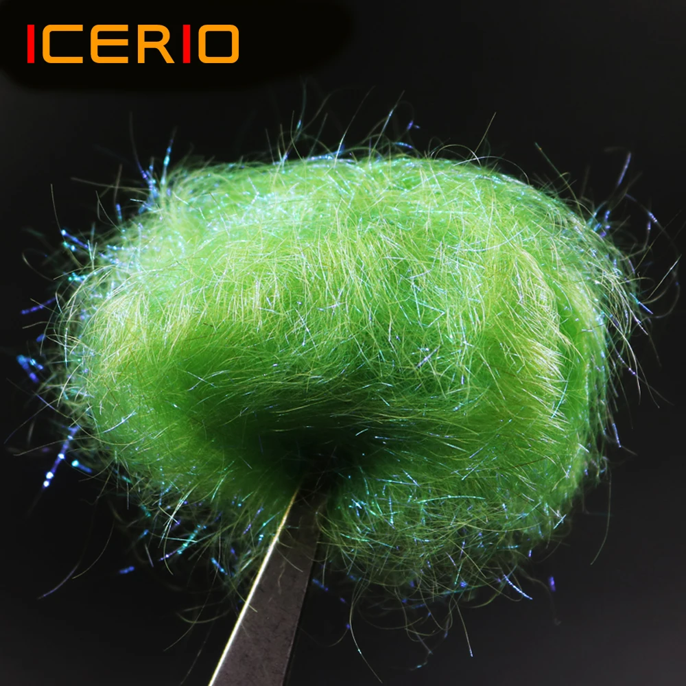 ICERIO 12 Colors Fly Tying Ultra Fine Ice Dub Fiber for Nymph Scud ...