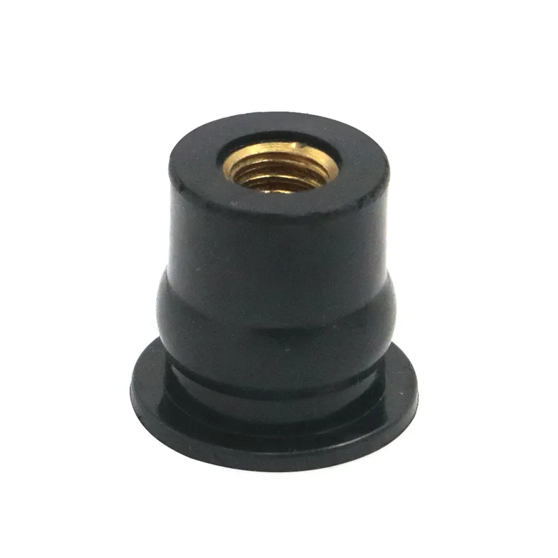 10 piece M6 Rubber Well Nut Screw Bolts Universal Windscreen Windshield ...