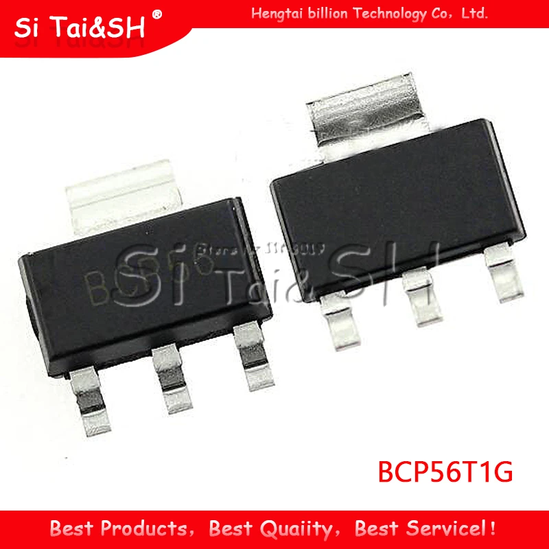 10 pces bcp56 sot223 bcp56t1g sot transistor 223 smd npn transistor ...