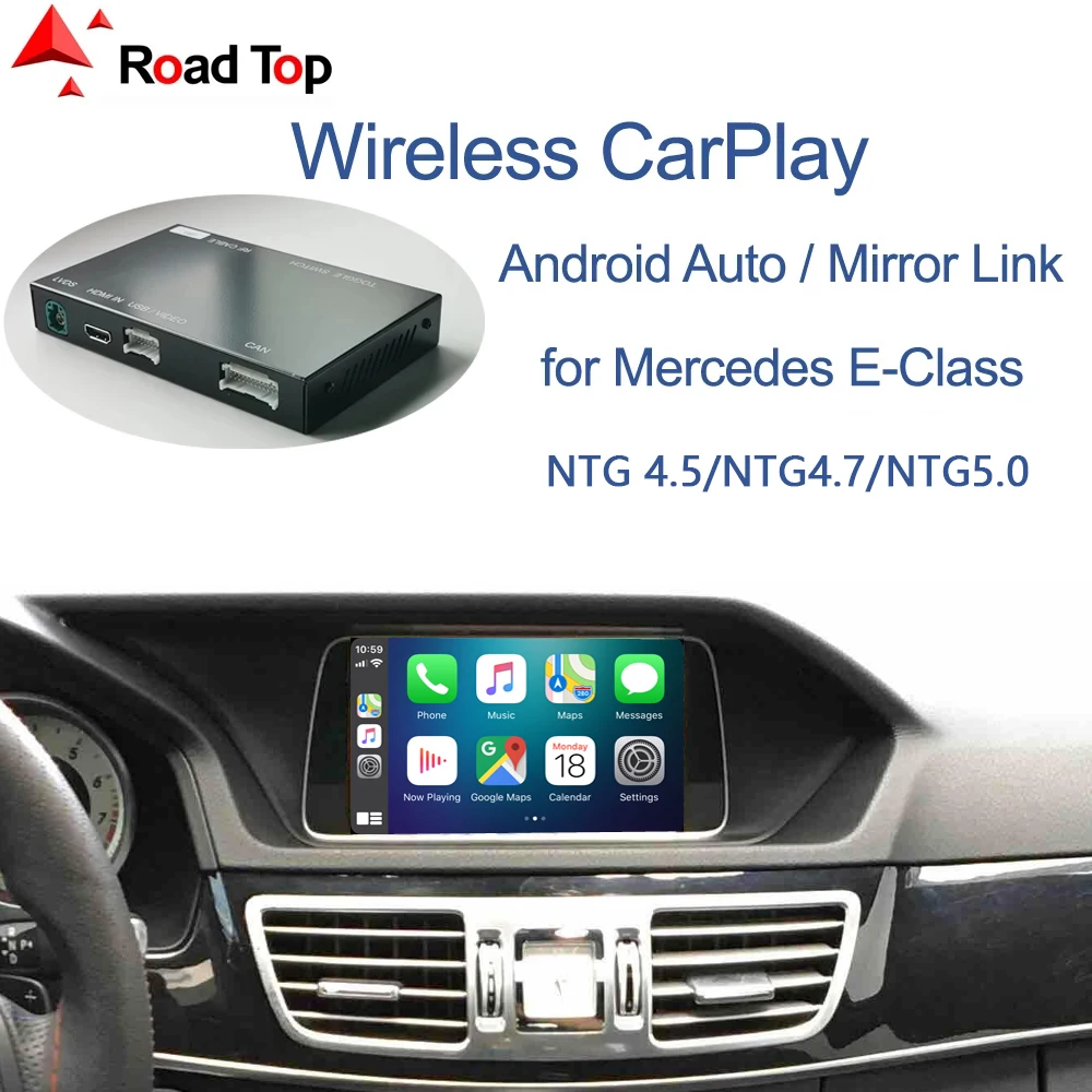 Wireless CarPlay for Mercedes Benz E Class W212 E Coupe C207 2012 2015 ...