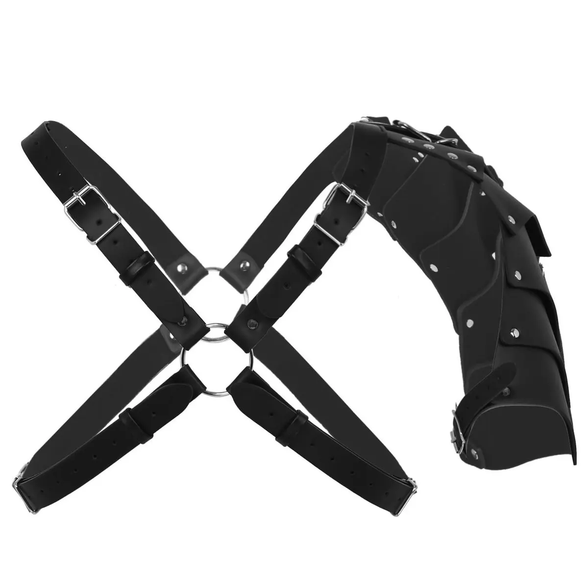 X-Shaped Leather Chest Harness - Queerks™