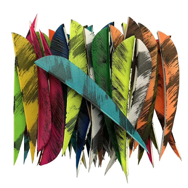 50 Pcs/Lot ONTFIHS 4 Inch Hunting Arrow Feather Fetching Archery ...