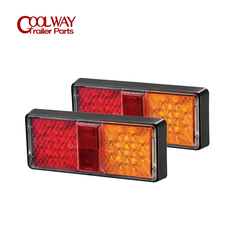 2PCS E4 ADR Approved Truck Combination Led Lights Lamp Tail Turn Signal ...