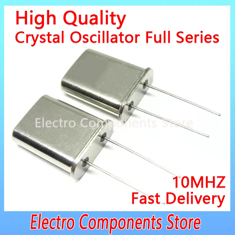 5PCS-Lot-49U-HC-49U-Crystal-Quartz-Resonator-10MHZ-10M-2Pin-Passive-Chip-Crystal-Oscillator ...