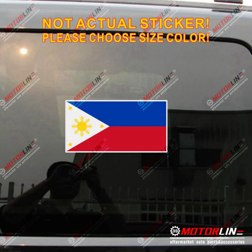 Philippines-Flag-Decal-Sticker-Car-Vinyl-Filipino-Pilipinas-Reflective ...