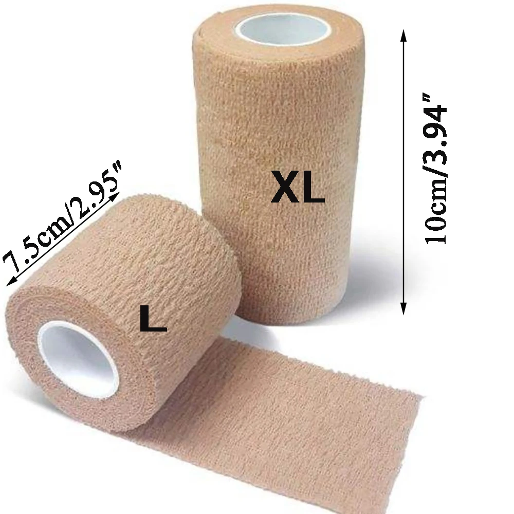 3Roll Pet Dog Livestock Flexible Self Adherent Cohesive Bandage Elastic ...
