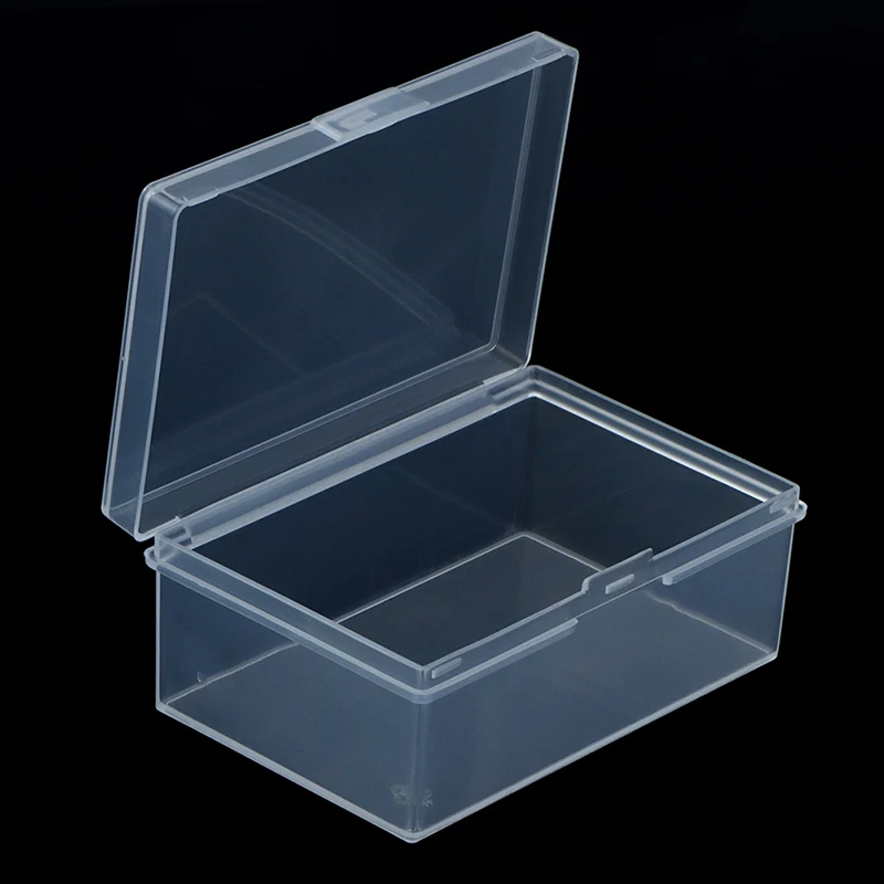 1-PCS-Plastic-Box-Rectangular-Plastic-Transparent-With-Lid-Storage-Box ...