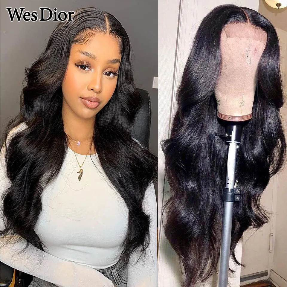 Body Wave Lace Front Wig With Baby Hair Brazilian Body Wave Human Hair ...