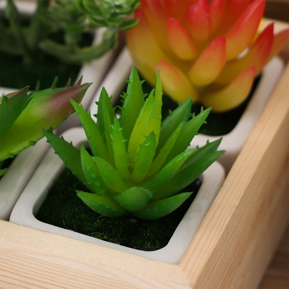 Décoration florale,Mini plantes artificielles de haute qualité, plantes ...