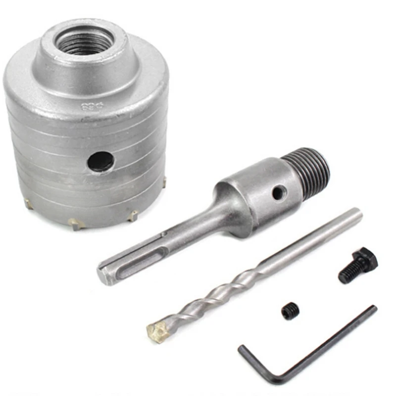 1 conjunto sds mais 68mm buraco concreto viu elétrica oco núcleo broca ...