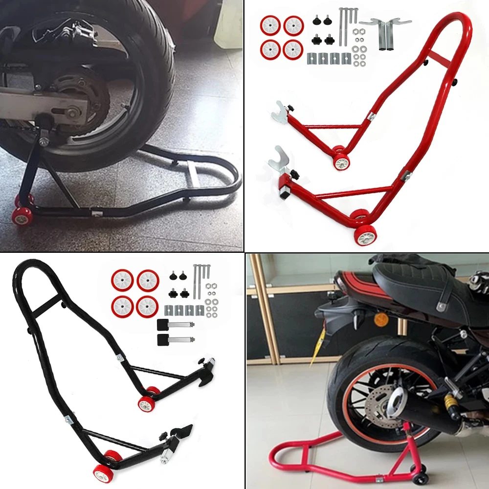 Motorcycle-Stands-Full-Set-Front-Rear-Wheel-Support-Frame-Tire-Repair ...