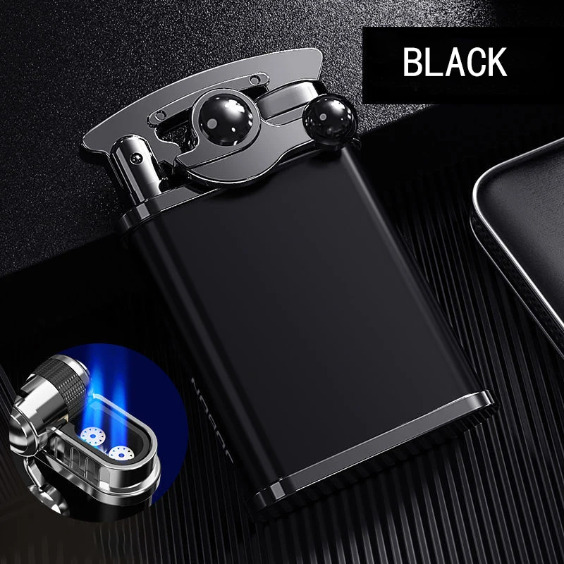 Jobon-Mini-Portable-Metal-Double-Torch-Jet-Cigar-Windproof-Blue-Flame ...