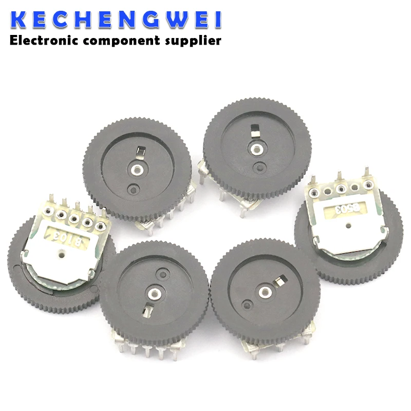 10pcs Double Dial Taper Volume Wheel Duplex potentiometer B102 B103 ...
