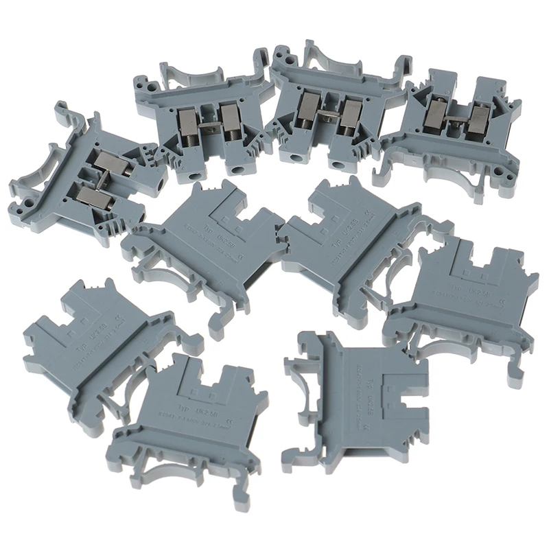 Din-Rail-Terminal-Block-Universal-Panel-Mount-Phoenix-Contact-UK-2-5B ...