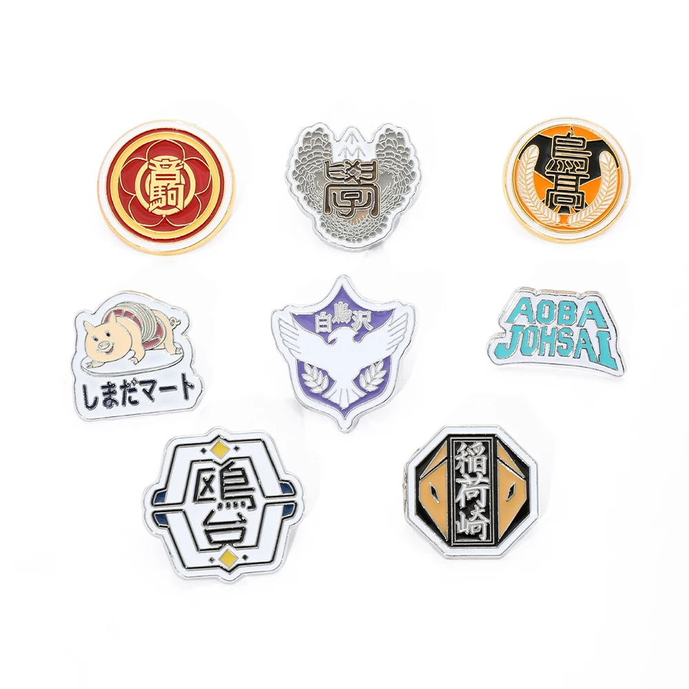 Haikyuu Karasuno Pins Figurines & Knick Knacks Collectibles etna.com.pe