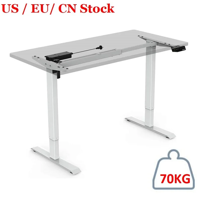Height Adjustable Electric Standing Desk Electric Motor Lift Desk Two ...