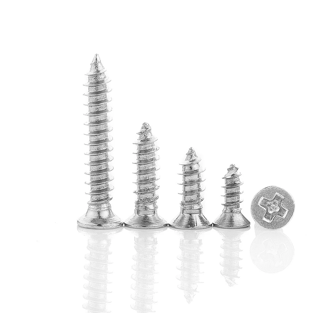 VIS,M8-20mm x50pcs--Vis autotaraudeuse M3 M3.5 M4 M5 M6 M8 à tête plate ...
